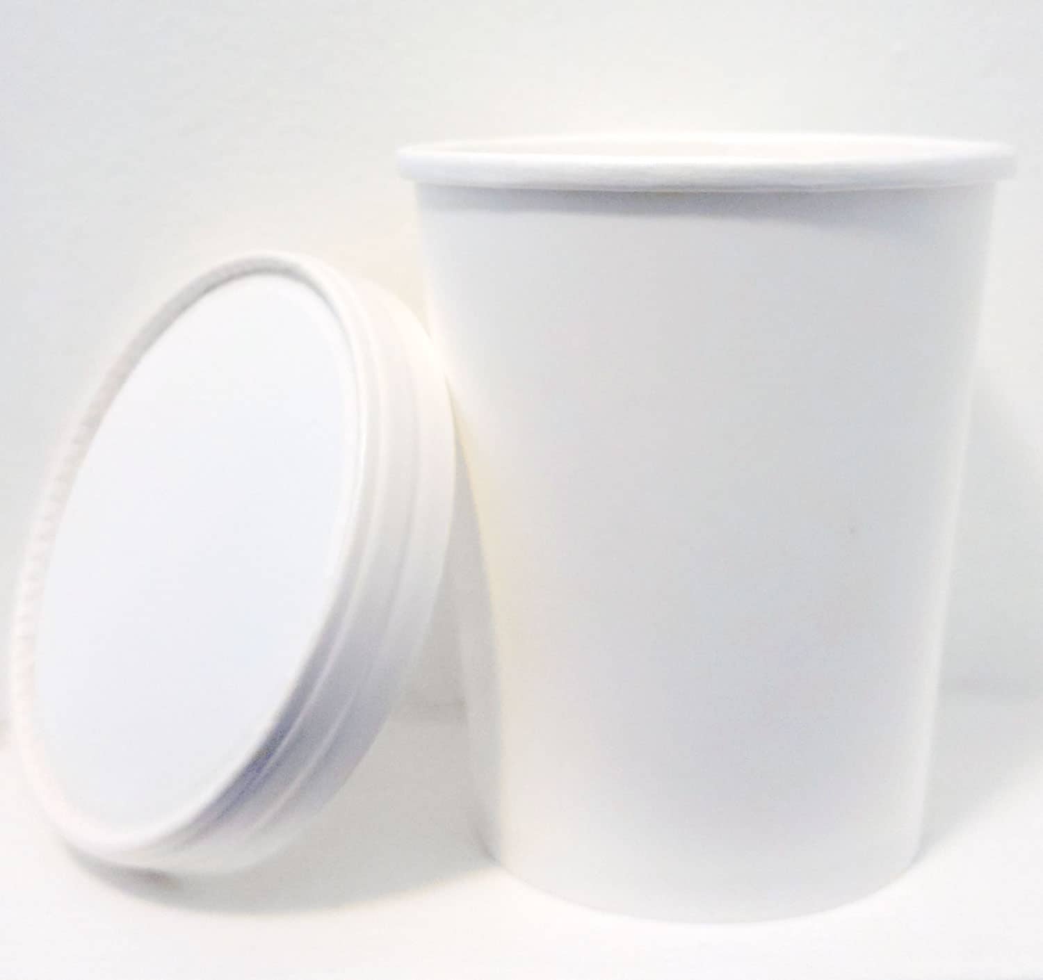 Serveware - White Ring Paper Lid for Pint Container (Container Sold ...